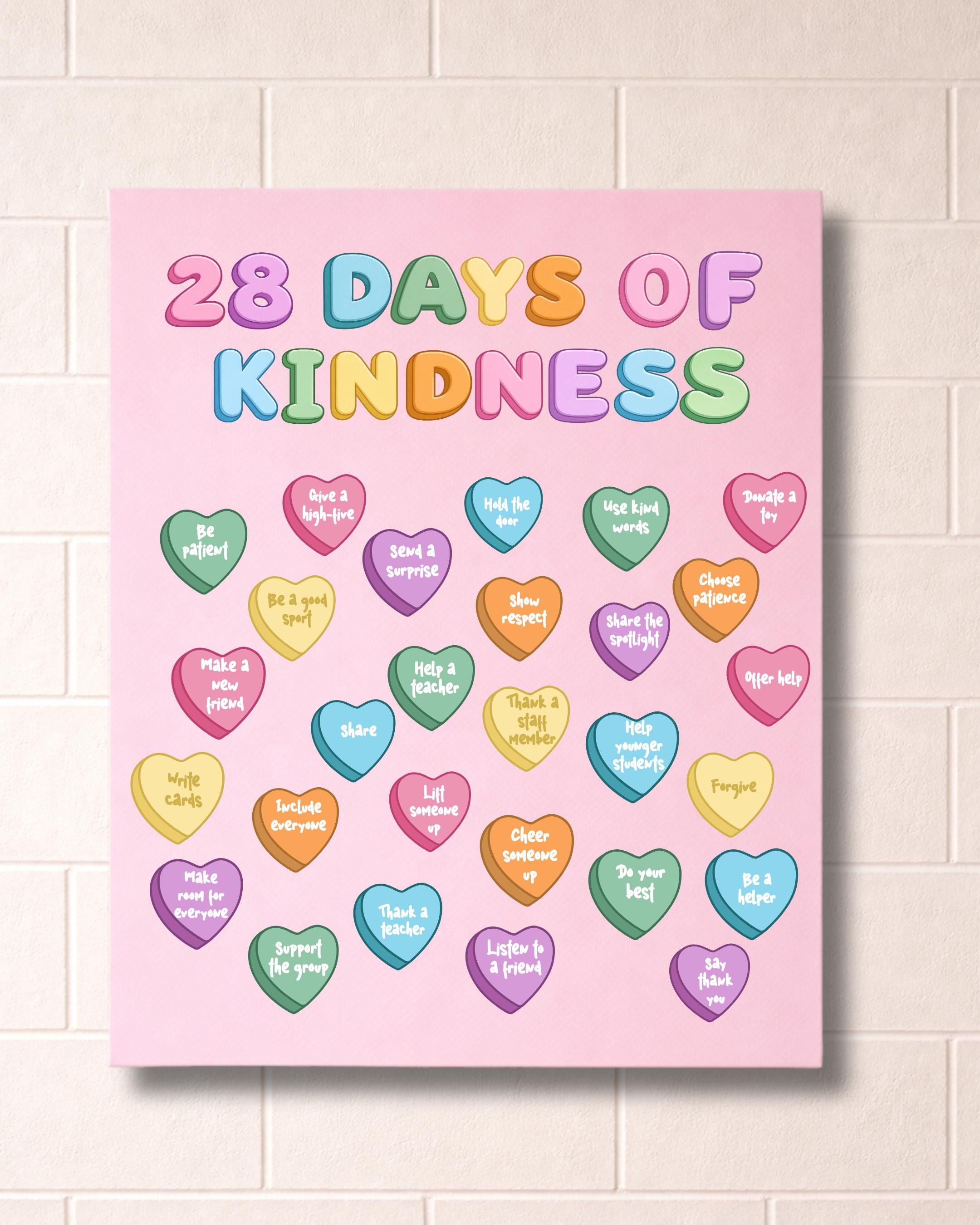 Valentine’s Day Classroom Decor and Activity | 28 Days of Kindness ...