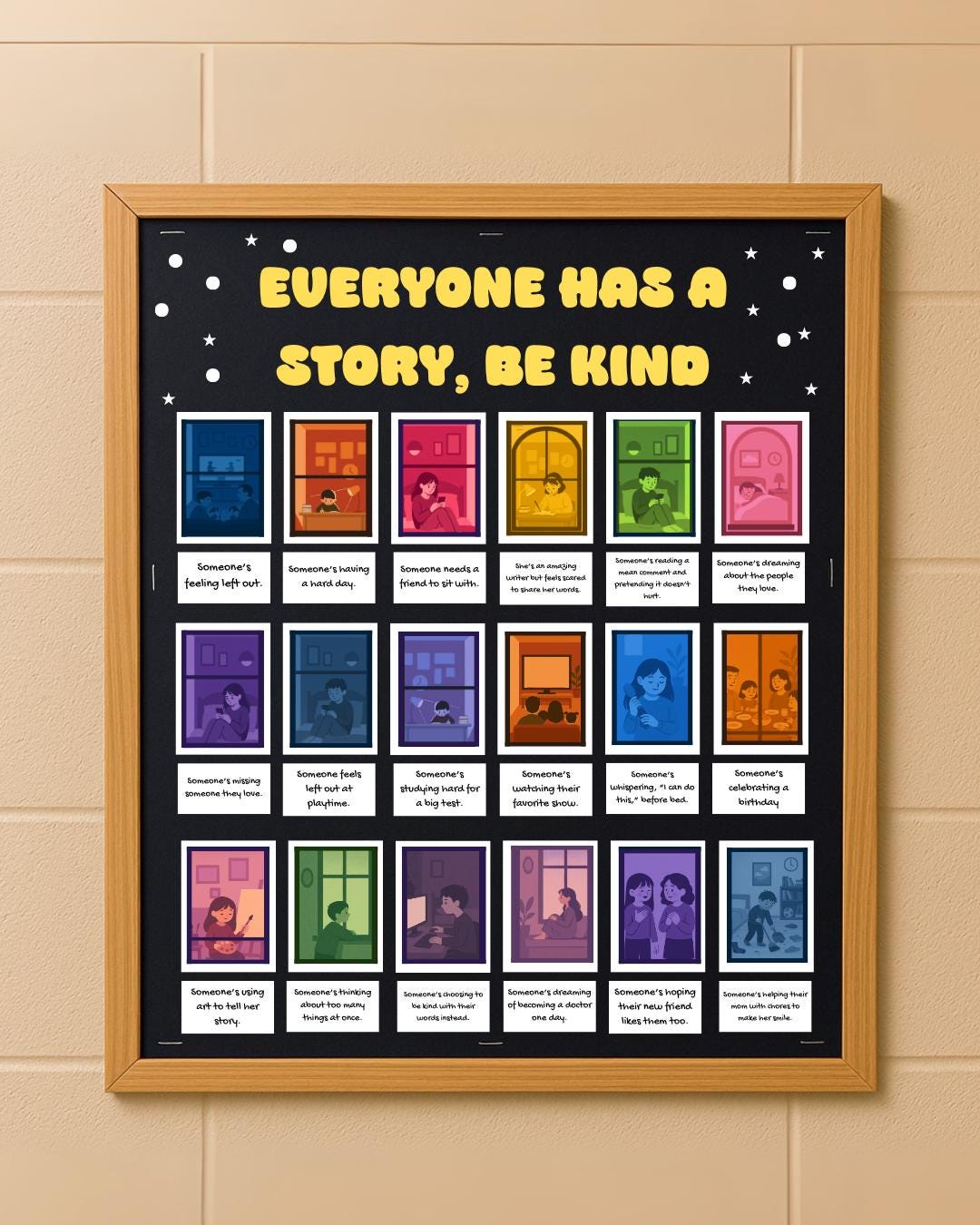 Everyone Has a Story Bulletin Board, Mental Health, Kindness ...