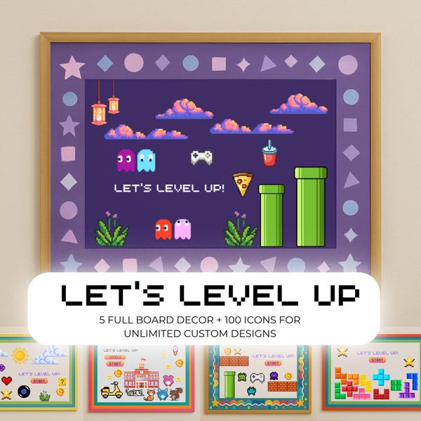 Level up Bulletin Board - Etsy
