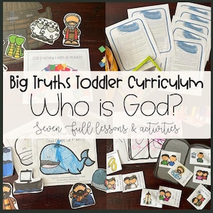 Who is God? - Bible-based Toddler Curriculum - Homeschool, Preschool ...