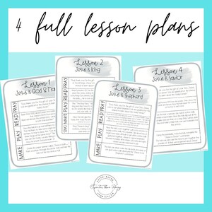 Jesus - Bible-based Toddler Curriculum - Homeschool, Preschool, Sunday ...