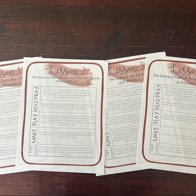 The Church - Bible-based Toddler Curriculum - Homeschool, Preschool ...