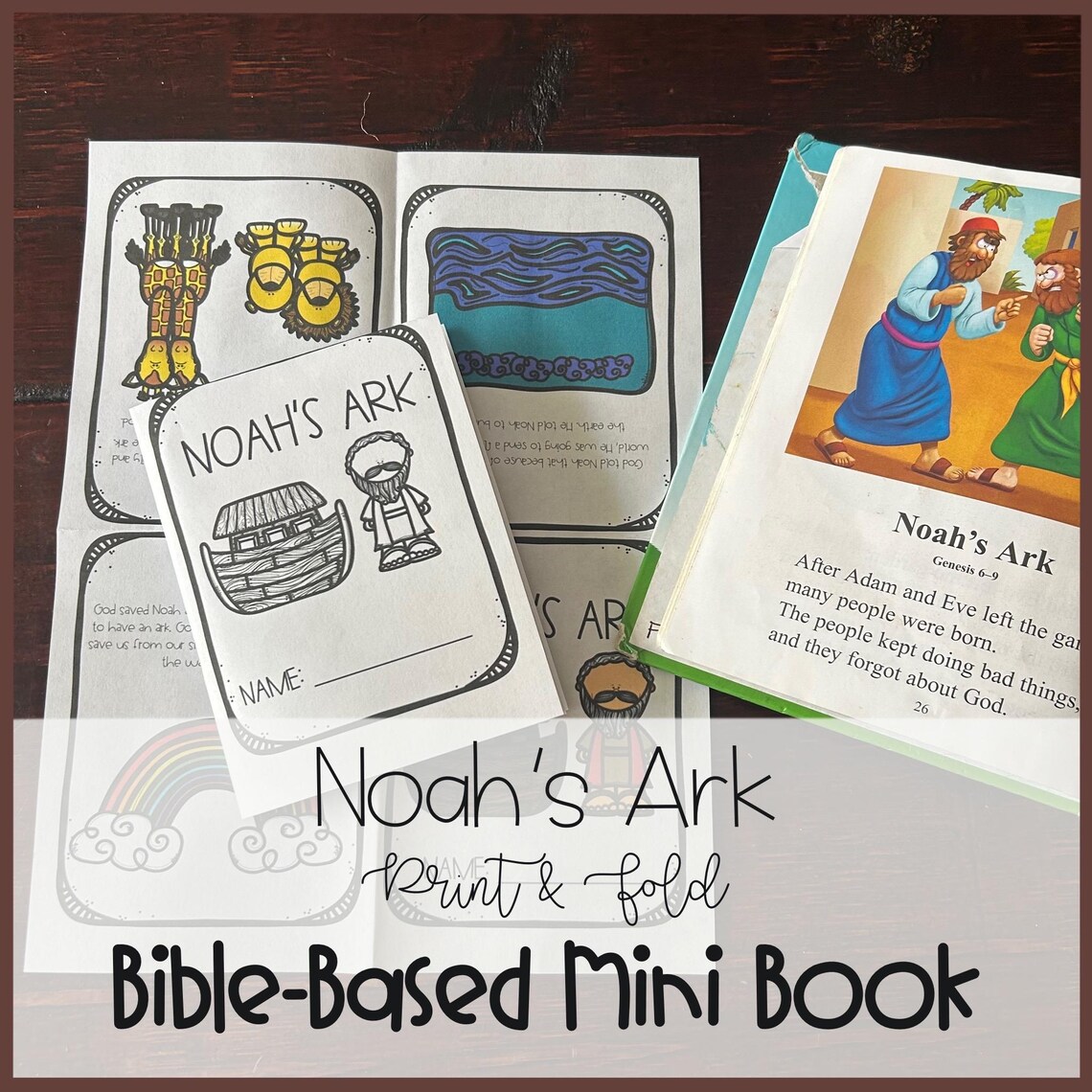 Mini Book: Noah’s Ark - Etsy
