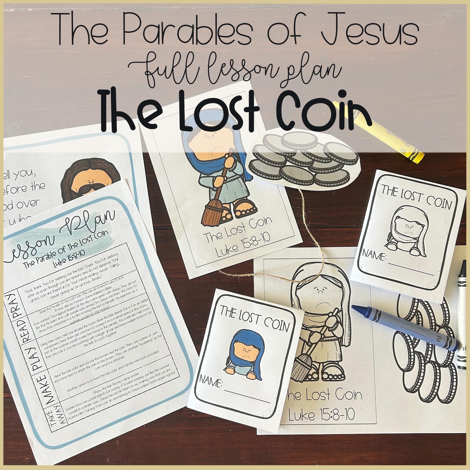 Parable of the Lost Coin Lesson | Toddler, Preschool, Homeschool ...