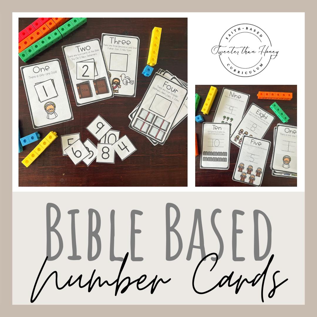 Bible-based Number Activity - Homeschool, Preschool, Sunday School - Etsy