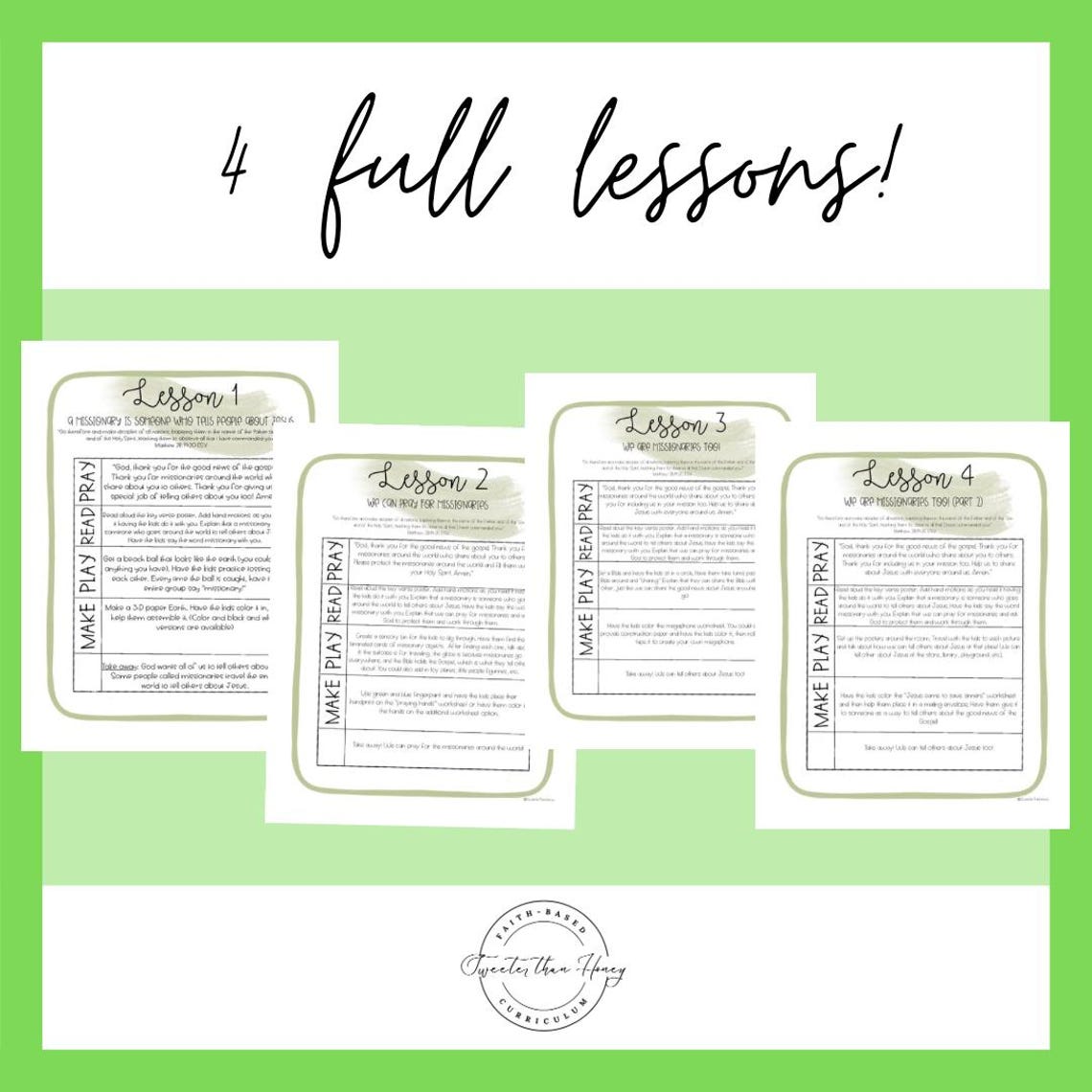 Missionaries - Bible-based Toddler Curriculum - Homeschool, Preschool ...