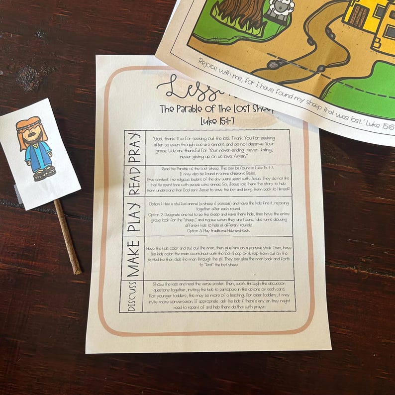 Parable of the Lost Sheep Lesson | Toddler, Preschool, Homeschool ...