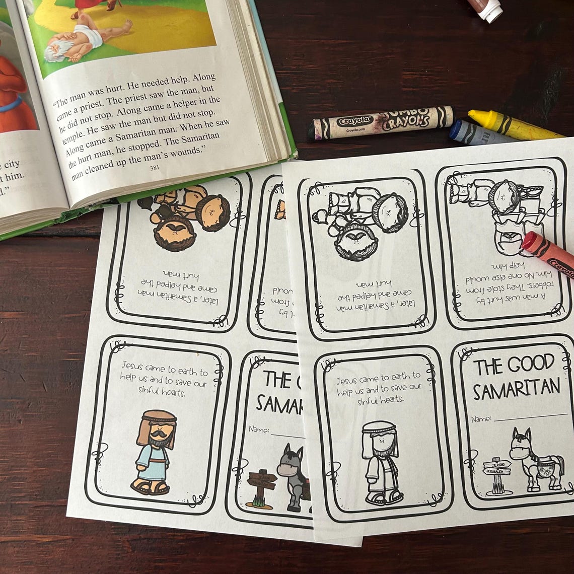 Mini Book: the Good Samaritan - Etsy