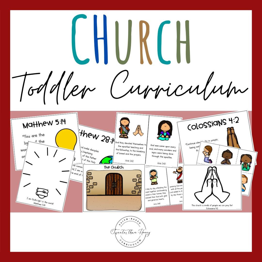 The Church - Bible-based Toddler Curriculum - Homeschool, Preschool ...