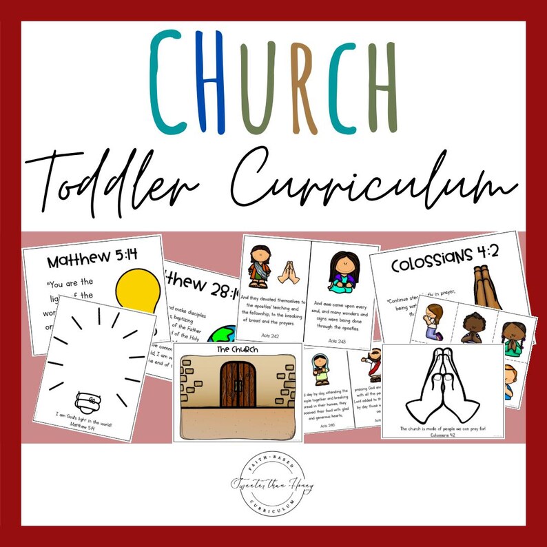 The Church - Bible-based Toddler Curriculum - Homeschool, Preschool ...