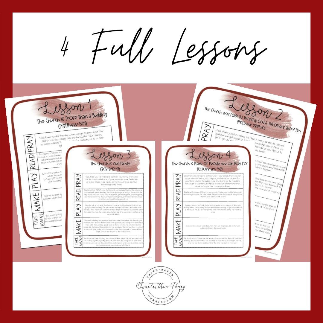 The Church - Bible-based Toddler Curriculum - Homeschool, Preschool ...