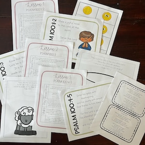 Psalm 100 - Bible-based Toddler Curriculum - Homeschool, Preschool ...