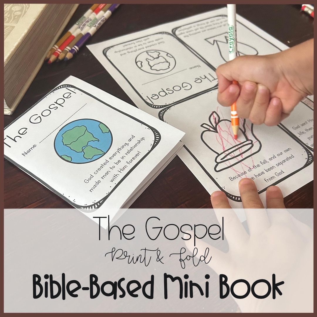 Mini Book: the Gospel - Etsy