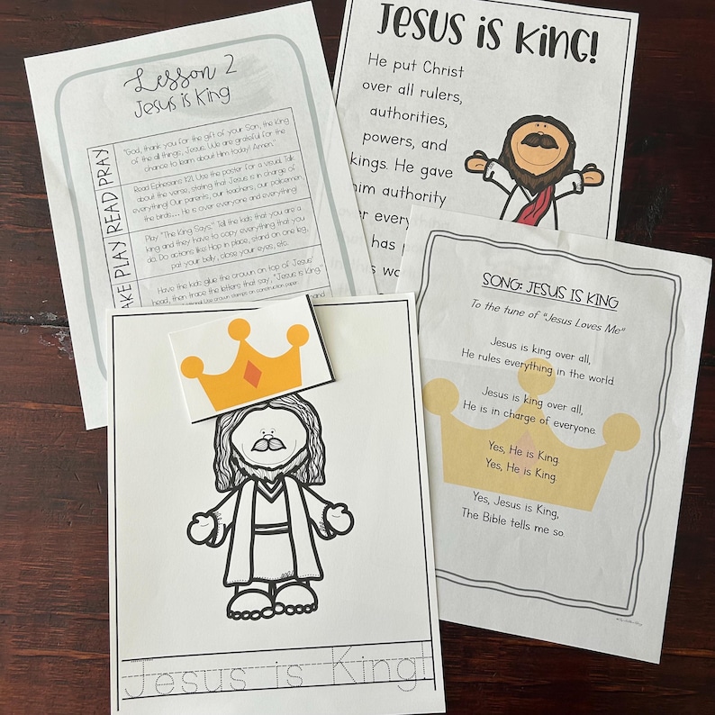 Jesus - Bible-based Toddler Curriculum - Homeschool, Preschool, Sunday ...