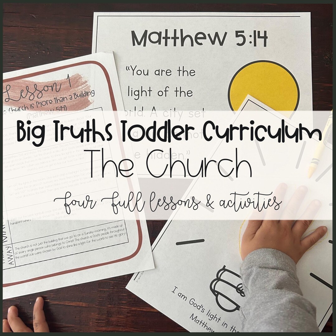 The Church - Bible-based Toddler Curriculum - Homeschool, Preschool ...