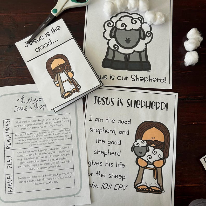 Jesus - Bible-based Toddler Curriculum - Homeschool, Preschool, Sunday ...
