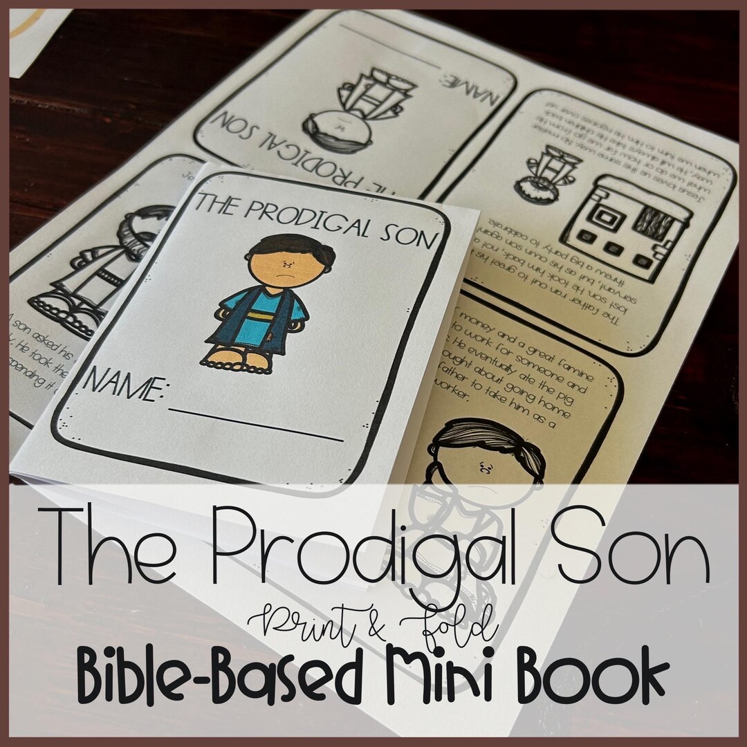 Mini Book: the Prodigal Son - Etsy