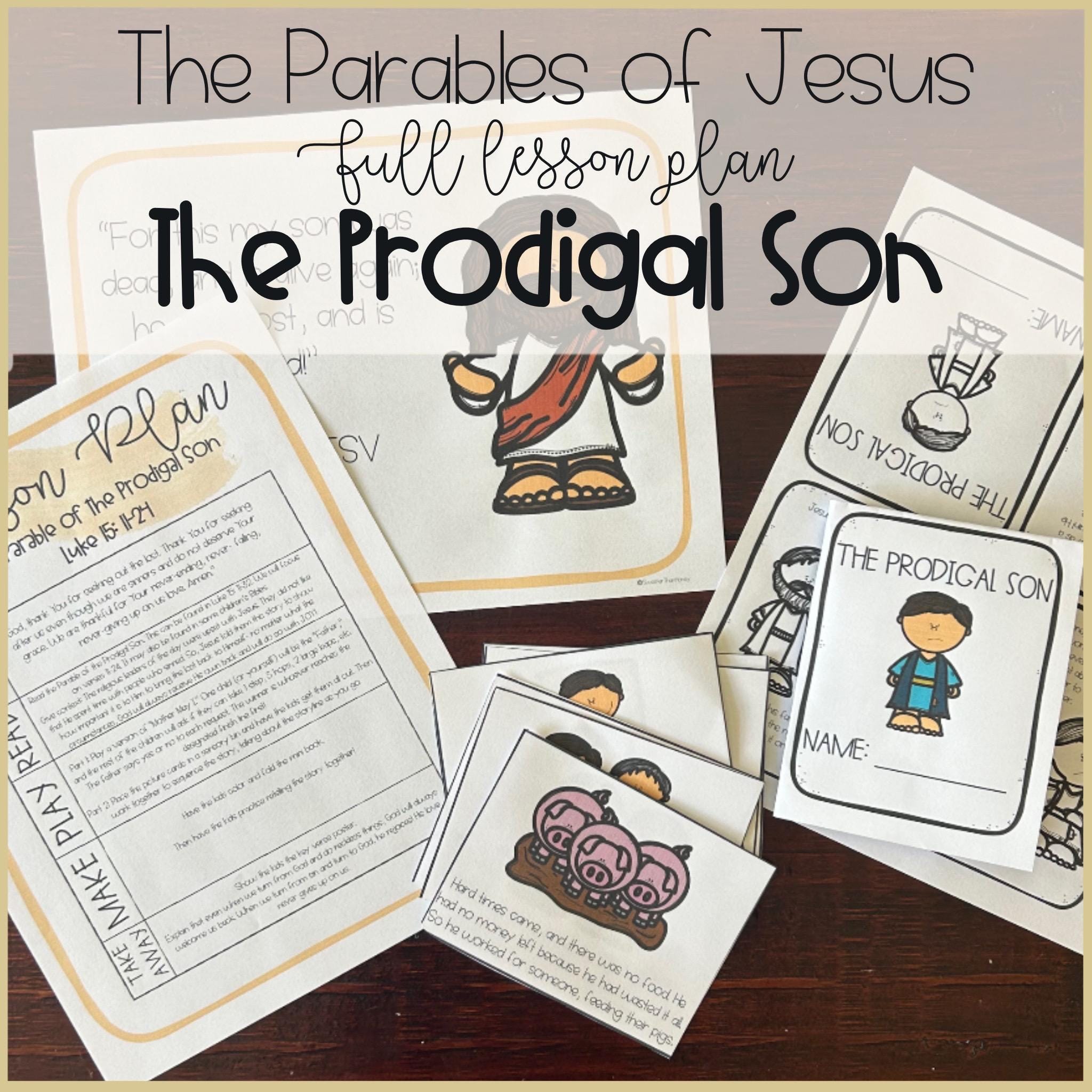Parable of the Prodigal Son Lesson | Toddler, Preschool, Homeschool ...