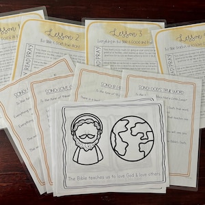 Bible Basics - Bible-based Toddler Curriculum - Homeschool, Preschool ...