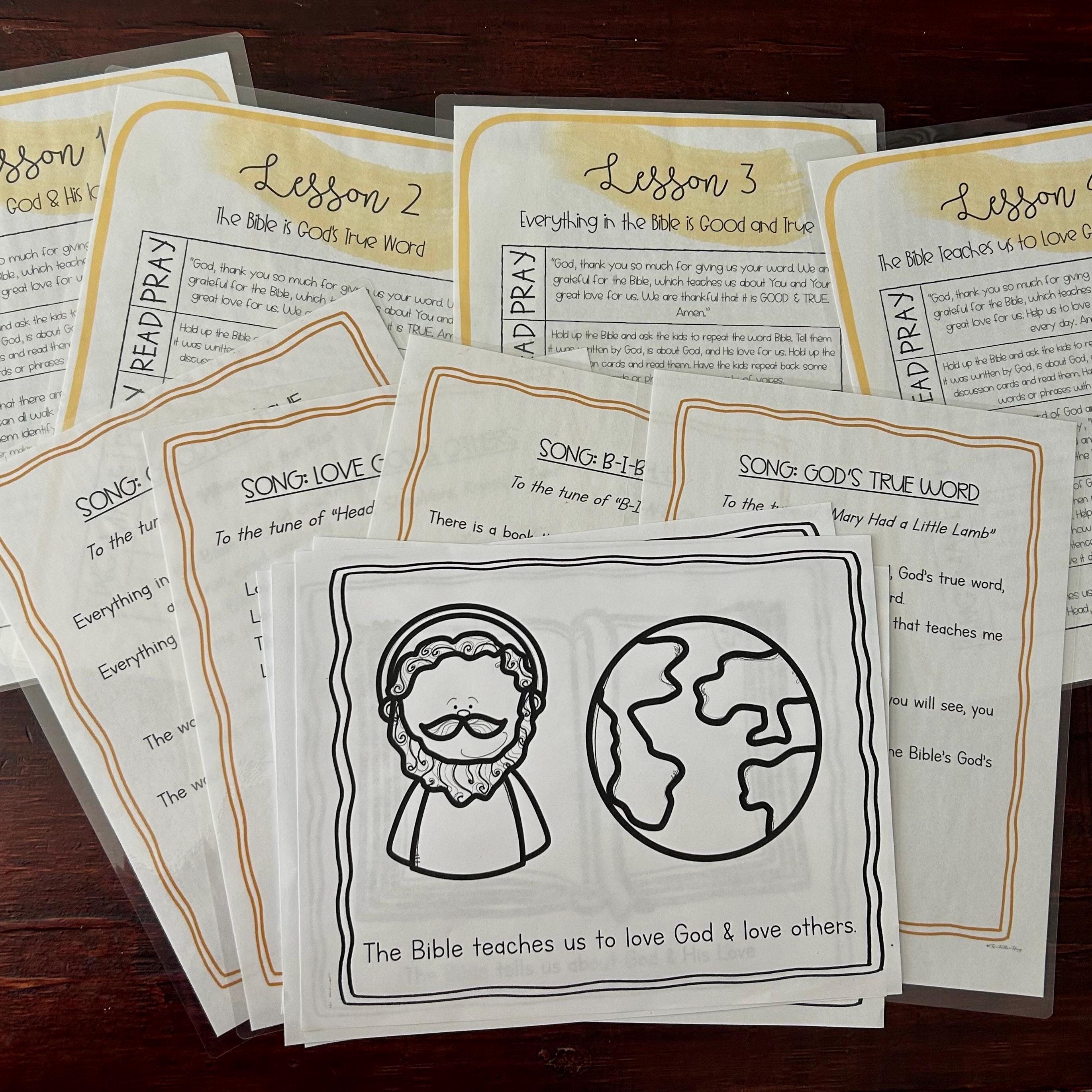 Bible Basics - Bible-based Toddler Curriculum - Homeschool, Preschool ...