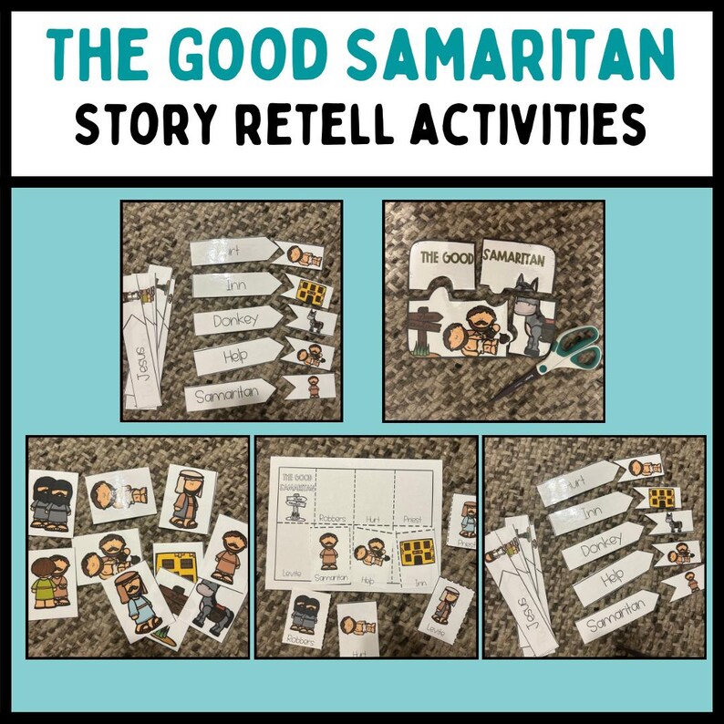 The Good Samaritan | Story of the Week | Homeschool, Preschool, or Sunday School - Etsy