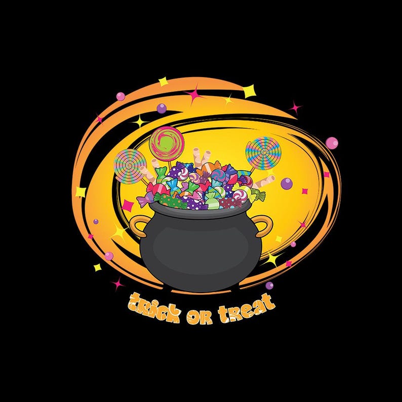 Kawaii Halloween Clipart for Print - Etsy