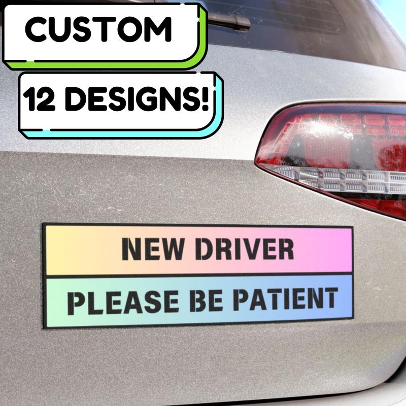 New Driver Sticker - Etsy