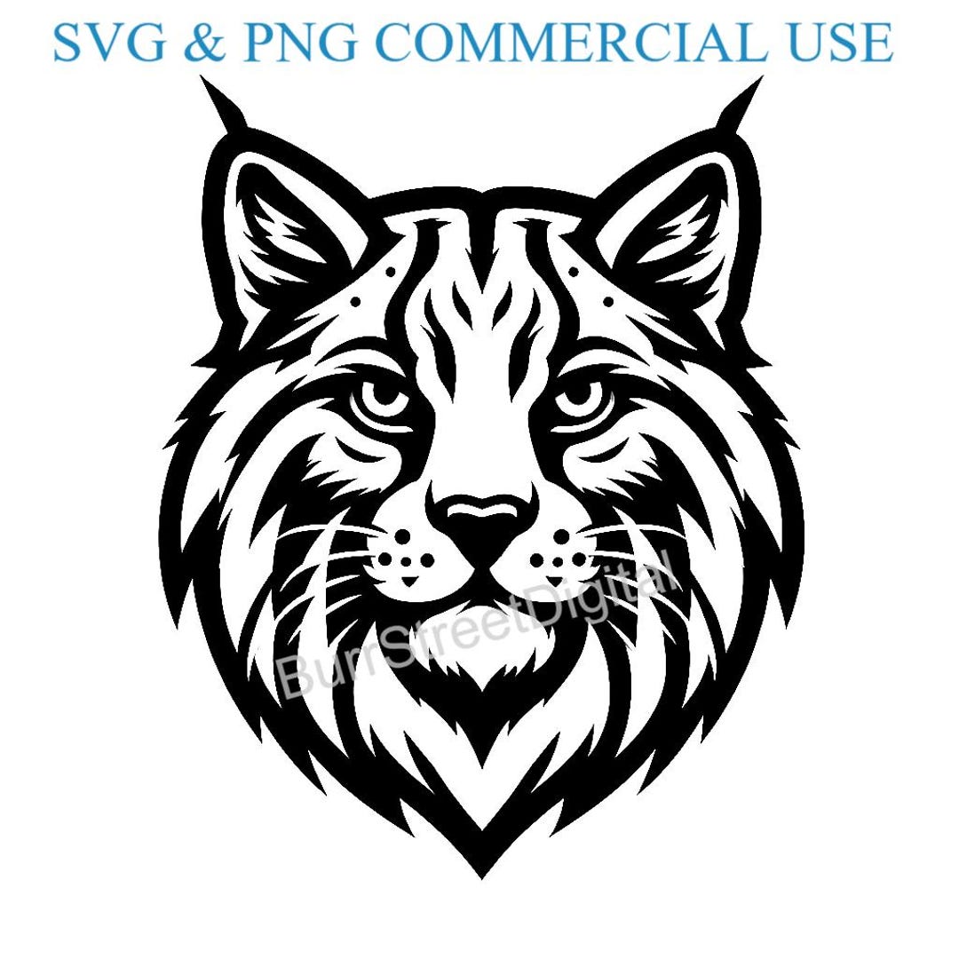 BOBCAT SVG PNG Digital Files for Cricut, Vector Graphic Design Cut ...