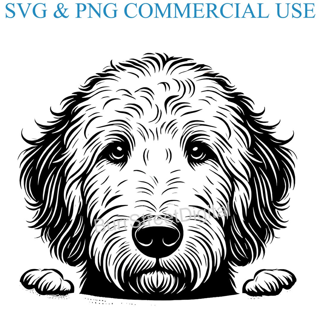 Goldendoodle Vector Graphic, Print and Laser Engrave Files (digital ...