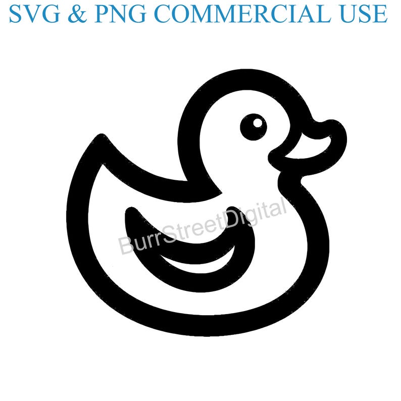 Duck SVG & PNG Digital Files, Vector Graphic Design Cut Print Laser ...