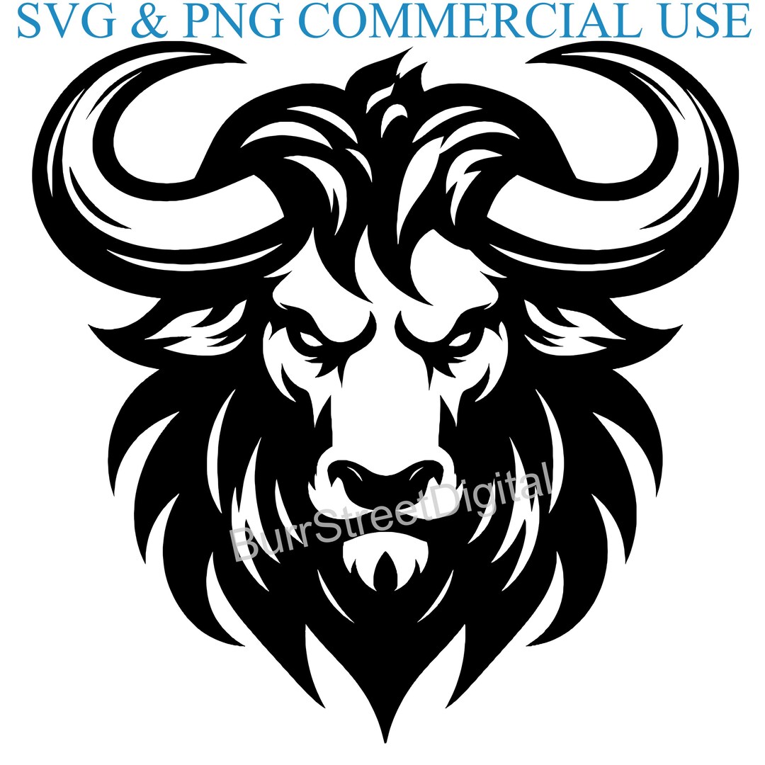 Minotaur SVG & PNG Digital Files, Vector Graphic Design Cut Print Laser ...