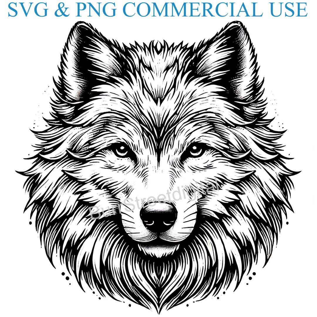 Wolf Vector Graphic, SVG & PNG Files (digital Download) - Etsy
