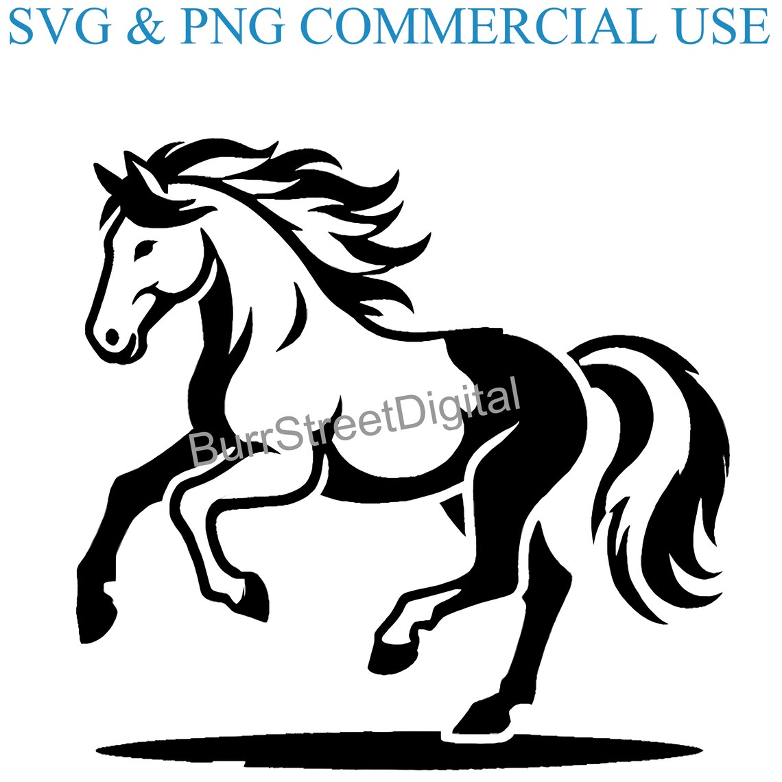 Horse SVG, PNG Files, Vector Graphic Design (digital Download) - Etsy