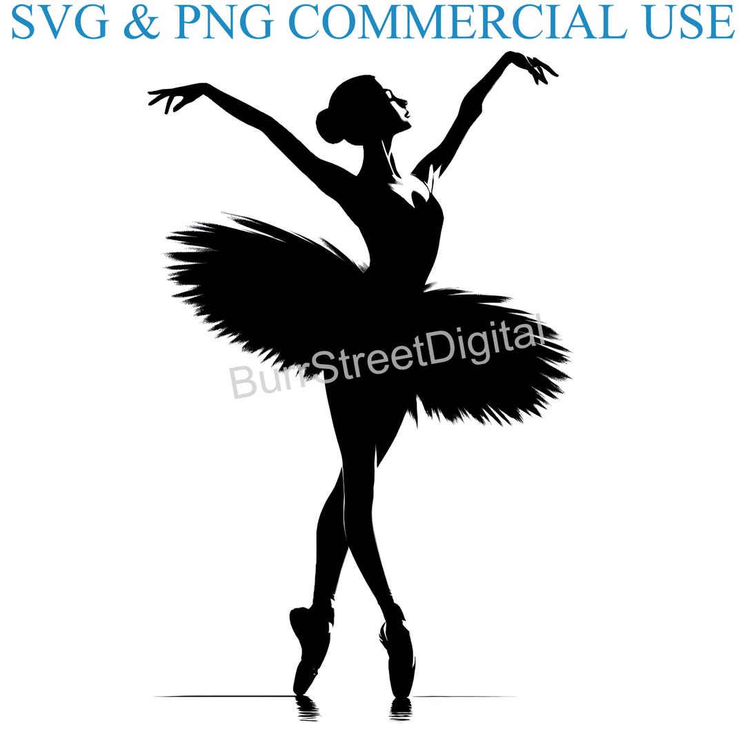 Ballerina SVG PNG Files, Vector Graphic Design (digital Download) - Etsy