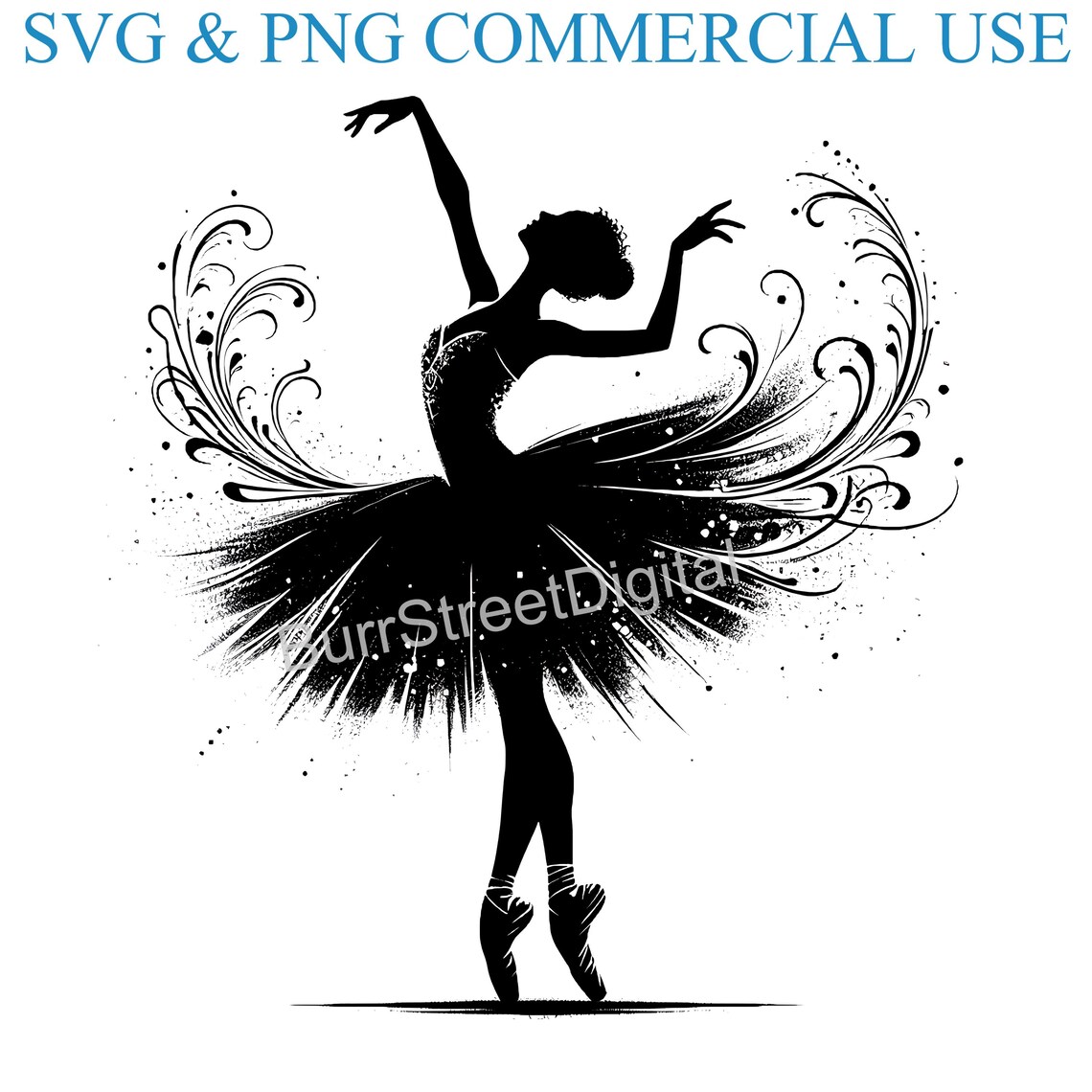 Ballerina SVG, PNG Files, Vector Graphic Design (digital Download) - Etsy