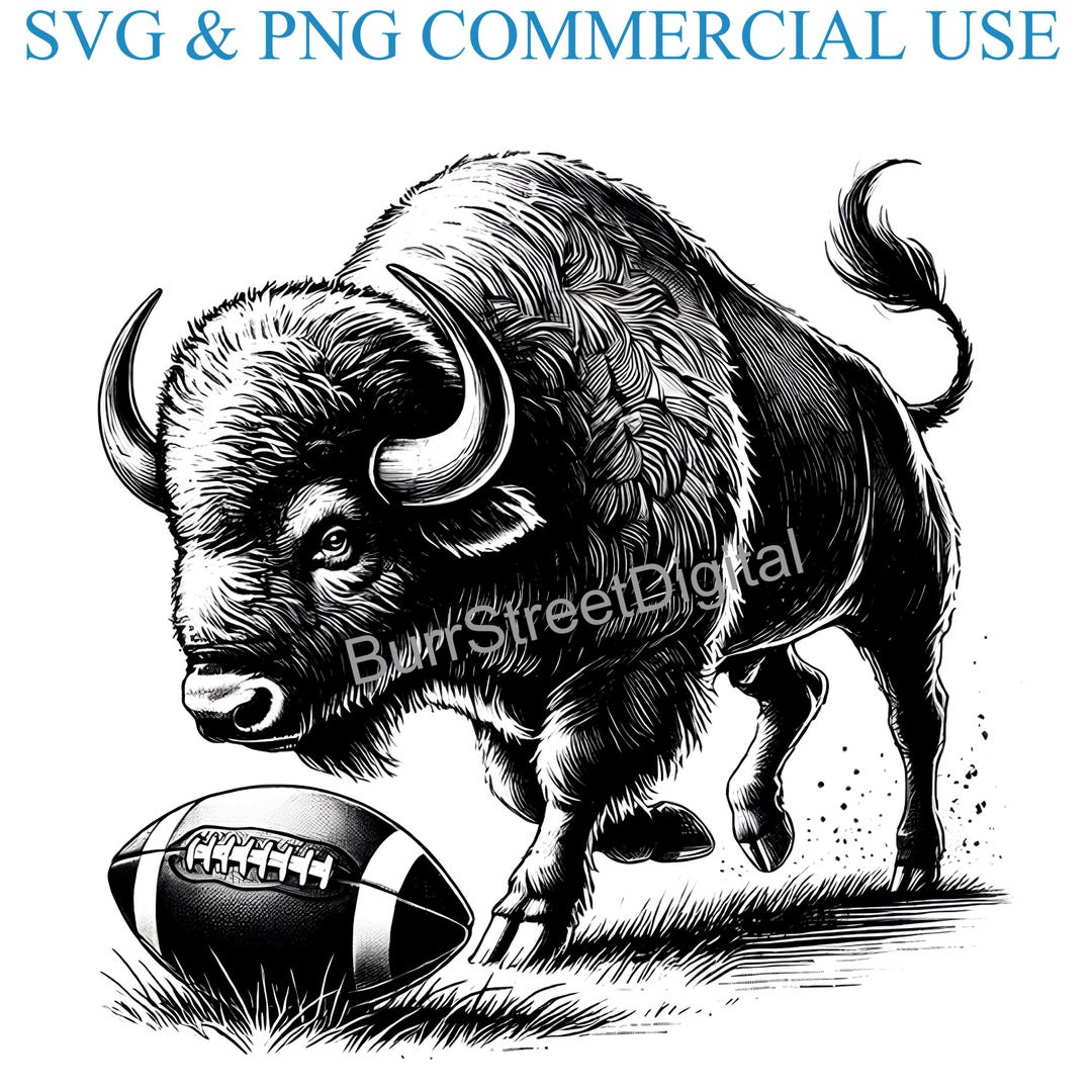 Buffalo Bill SVG & PNG Digital Files, Vector Graphic Design Print Laser ...