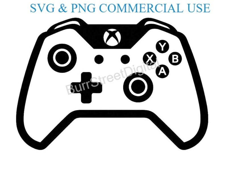 Xbox Controller SVG PNG Digital Files for Cricut, Commercial Use ...