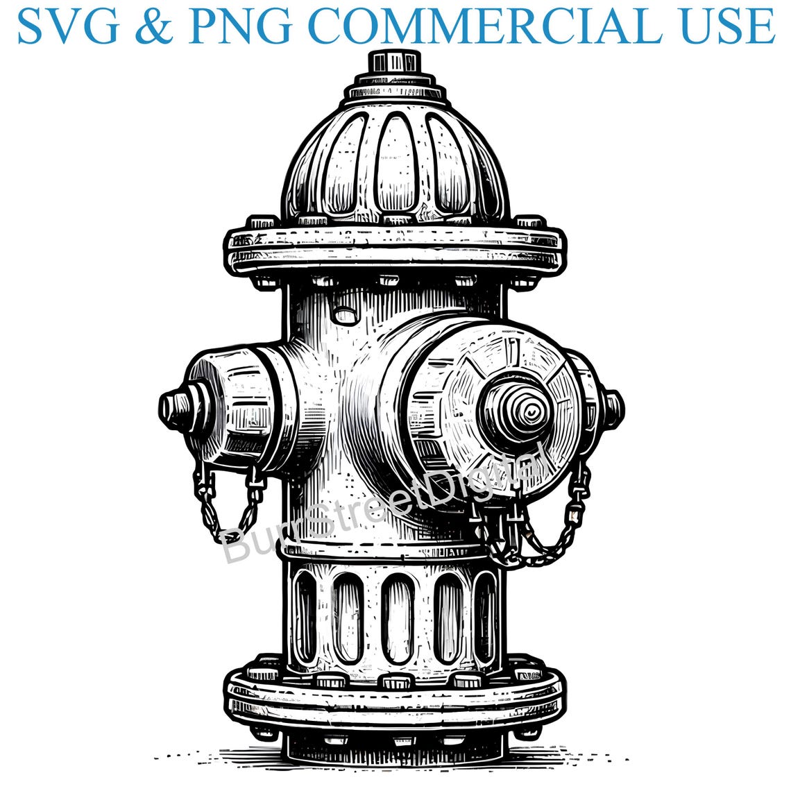 Fire Hydrant SVG & PNG Digital File, Vector Graphic Design Print Laser ...