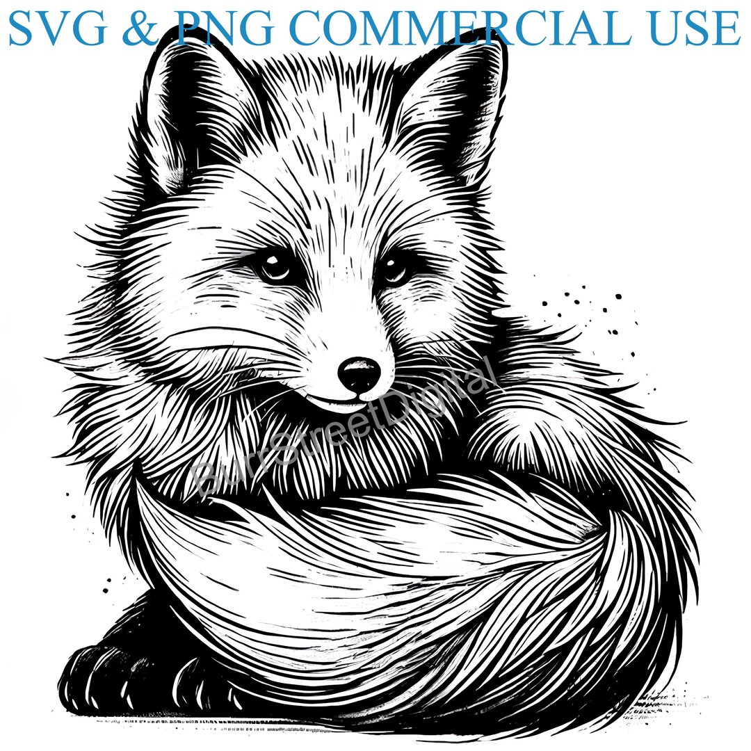 Fox SVG & PNG Files, Vector Graphic Design (digital Download) - Etsy