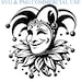 Jester SVG & PNG Digital Files, Vector Graphic Design Print Laser ...