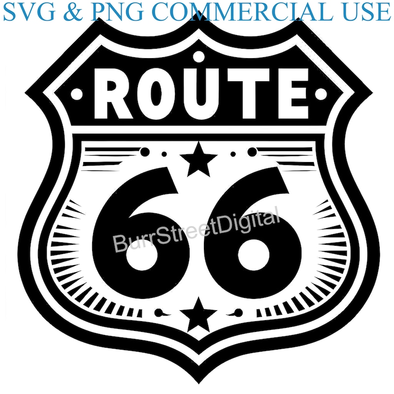 Route 66 Png - Etsy