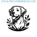 Labrador SVG & PNG Digital Files, Vector Graphic Design Print Laser ...