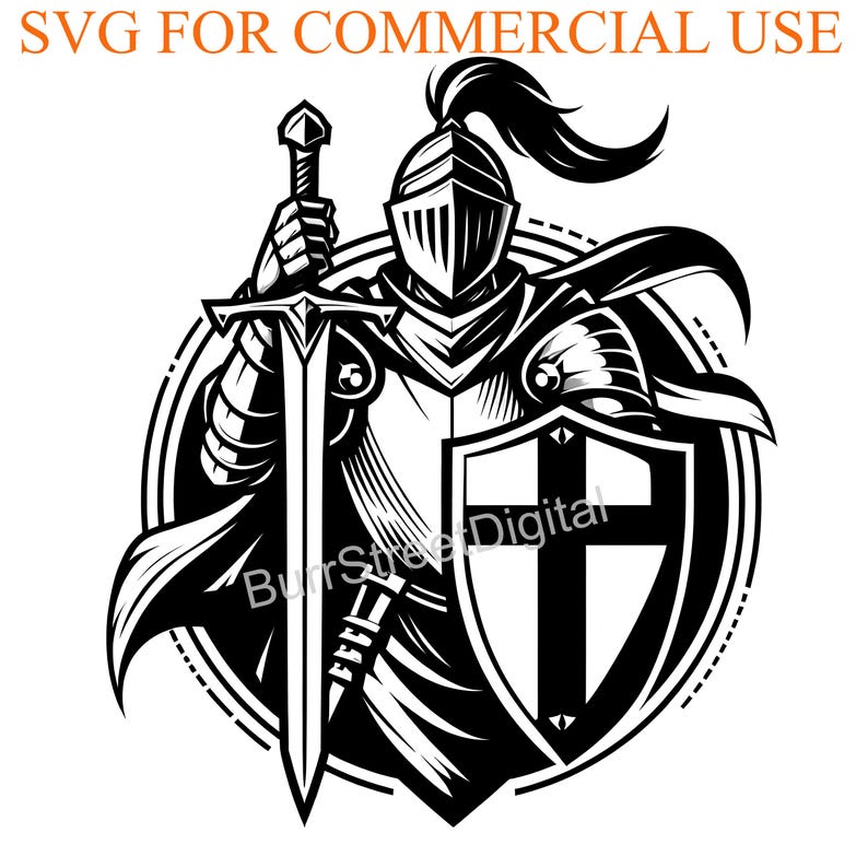 Knight SVG Digital File for Cricut, Vector Graphic Design Print Laser ...
