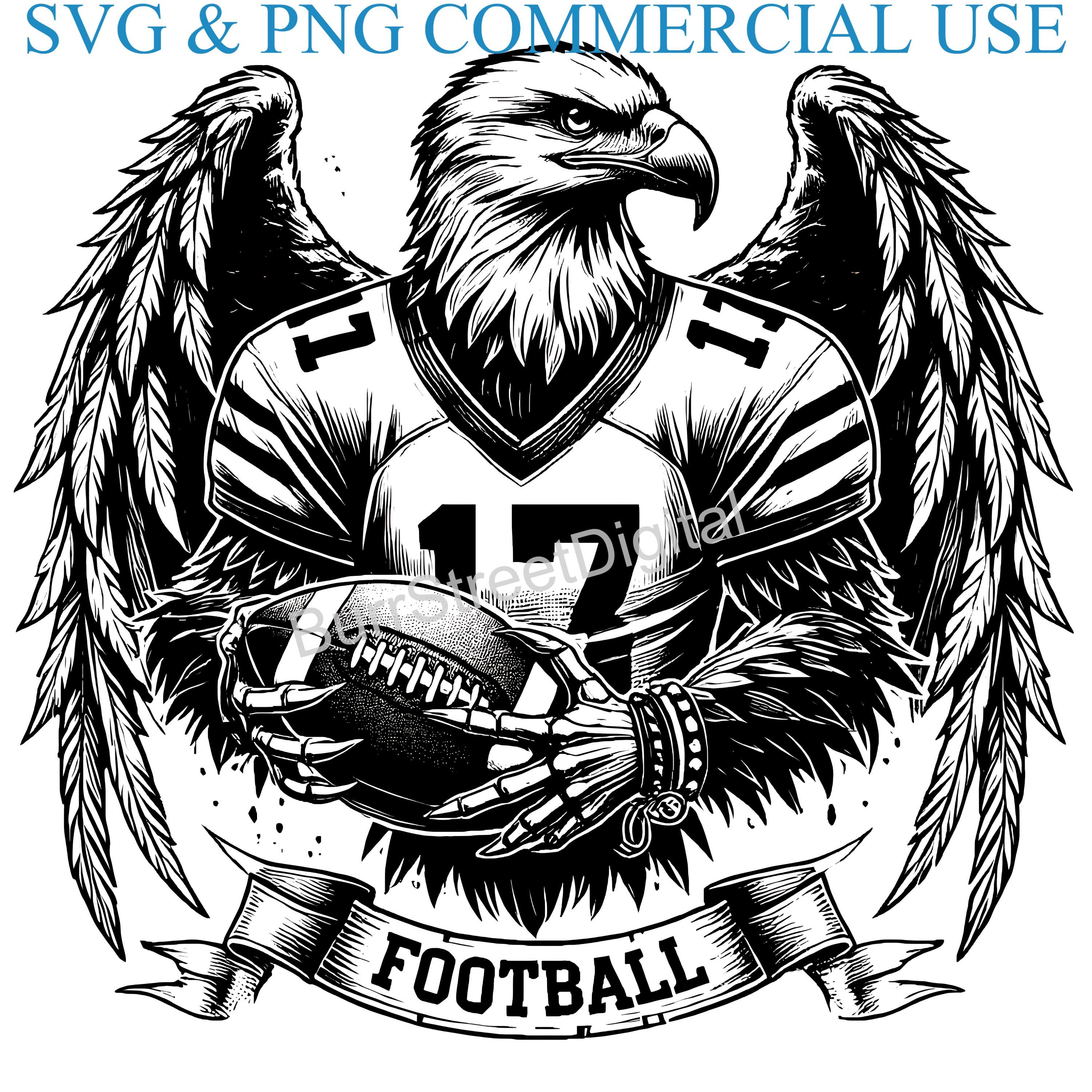 Philadelphia Eagles SVG & PNG Digital Files, Vector Graphic Design ...