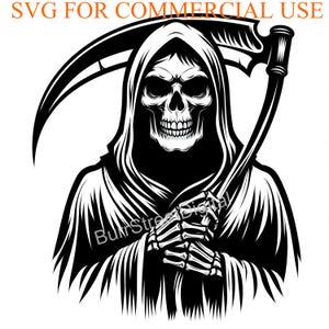 Grim Reaper SVG, Vector Graphic Design (digital Download) - Etsy