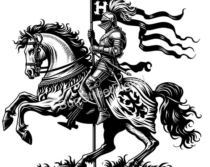 Knight SVG Digital File, Vector Graphic Design Print Laser Engrave ...