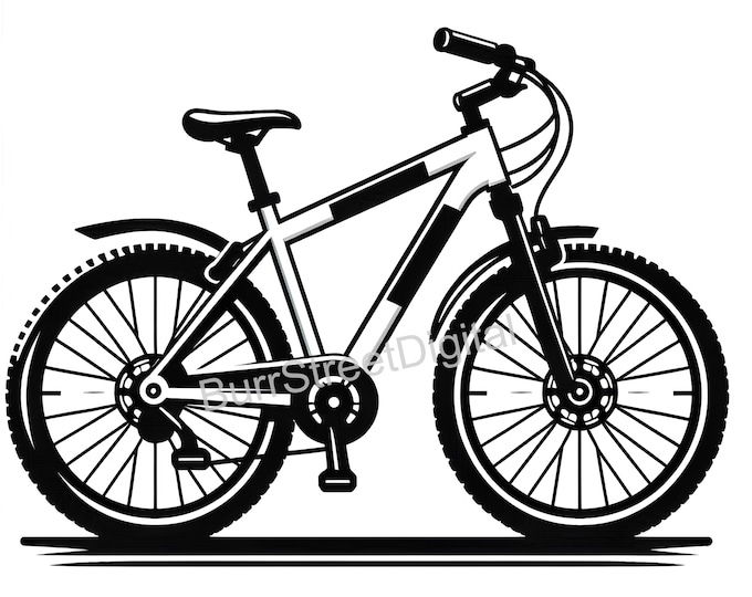 Fahrrad-Clip Art - Digitale SVG / PNG-Format ZIP-Datei - Etsy.de
