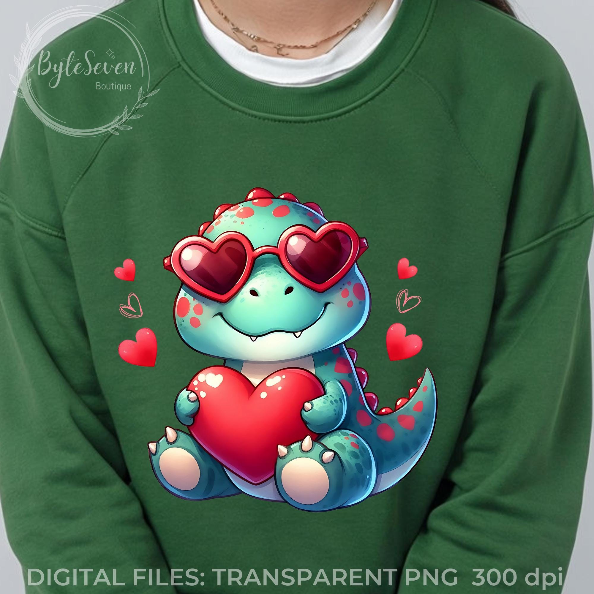 T-rex PNG Valentine's Day Png Romantic Png Dino Png Valentines Kids Png ...