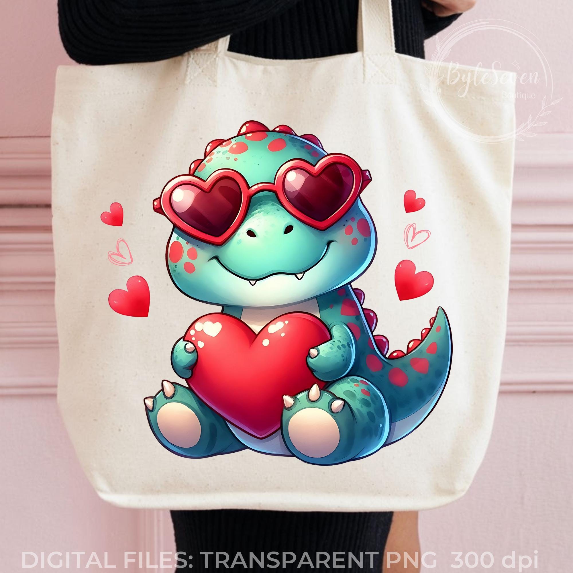 T-rex PNG Valentine's Day Png Romantic Png Dino Png Valentines Kids Png ...