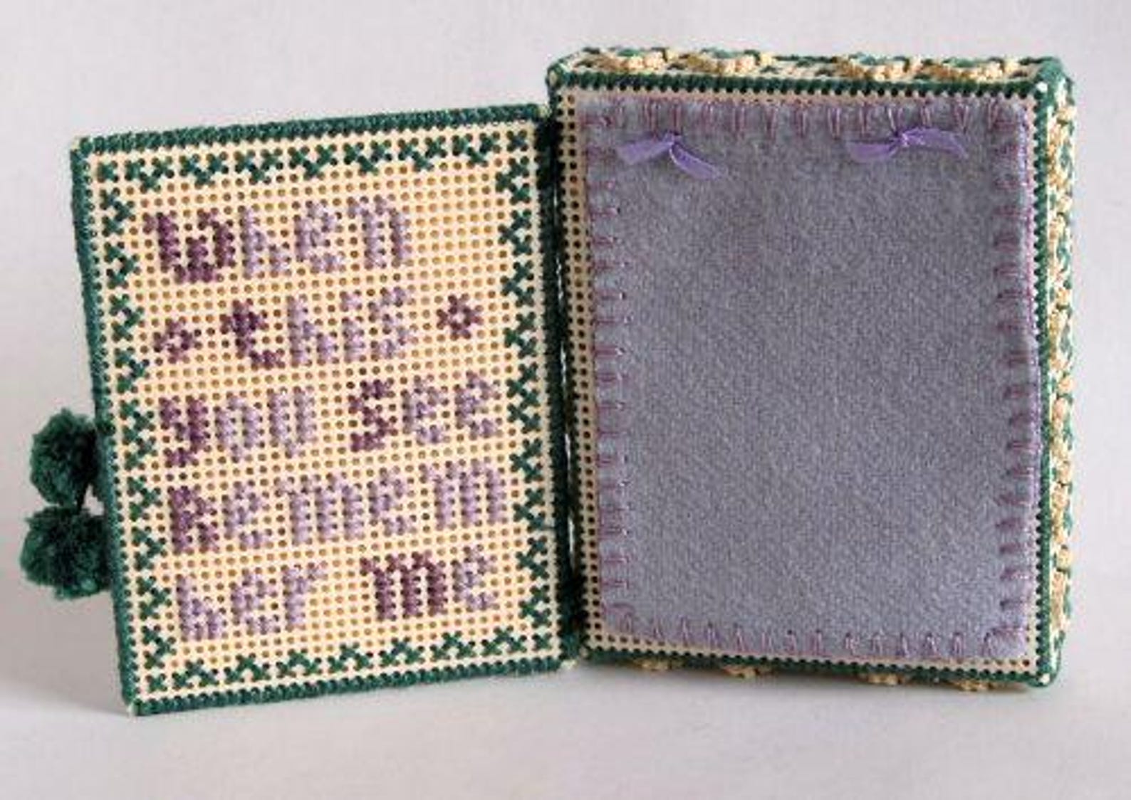 Perforated Paper Kitty Needle Case Designed by Idele Gilbert - Etsy